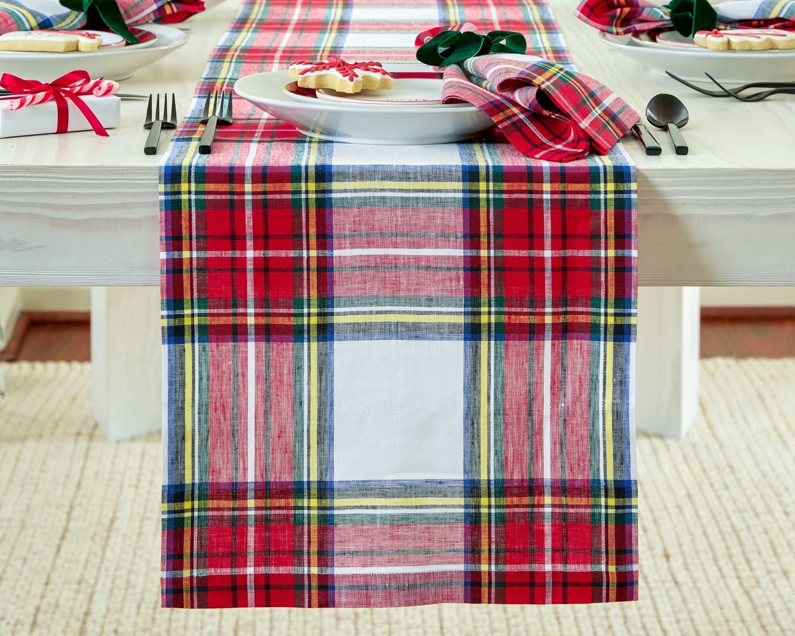 Solino Home Linen Table Runner - 100% Pure Natural Linen Table Runners