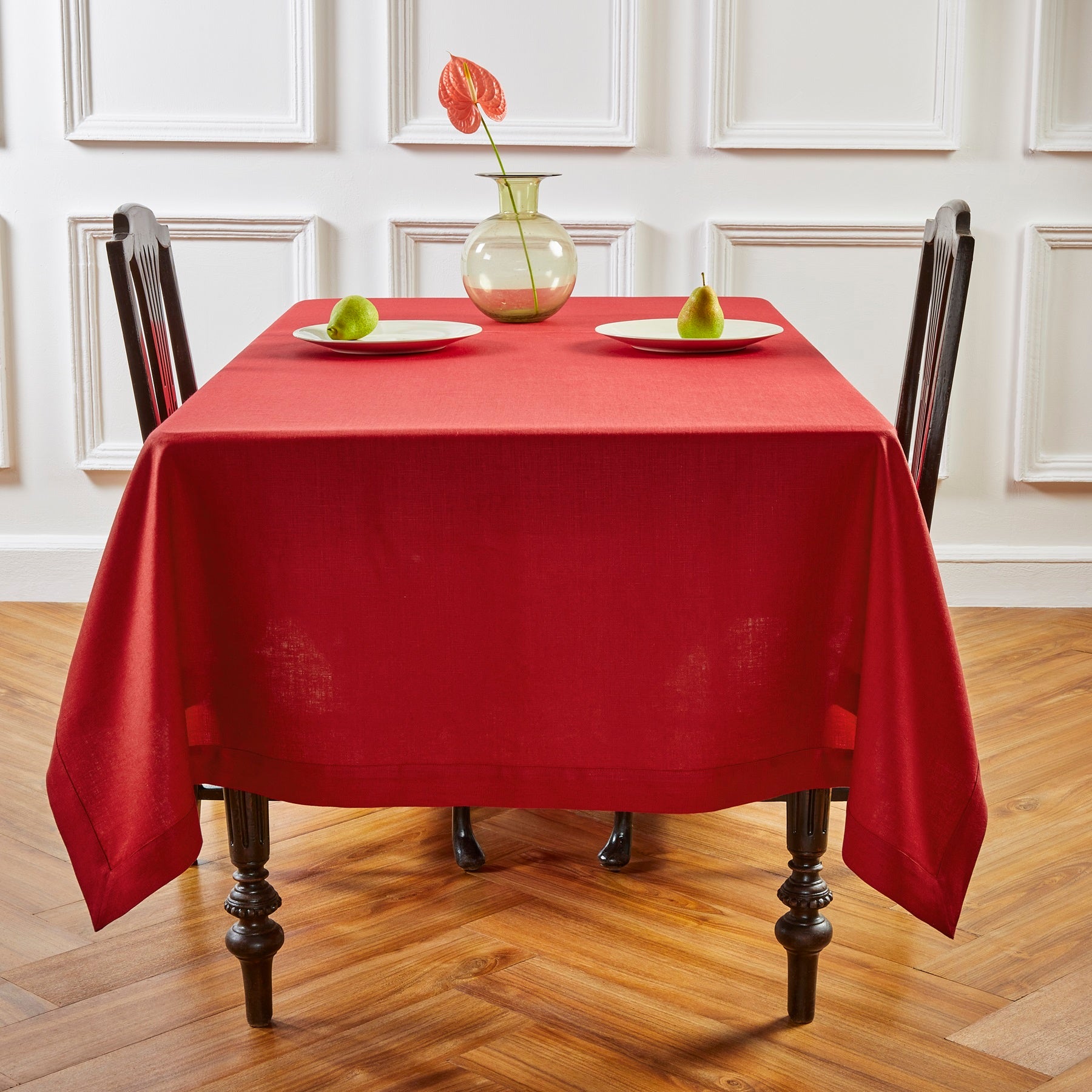 Solino Home Tablecloths - 100% Pure Natural Linen Tablecloth